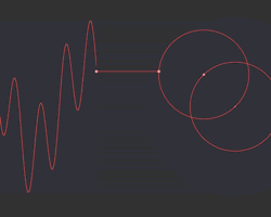 Experimento con Canvas 2D 'Sinusoidal'